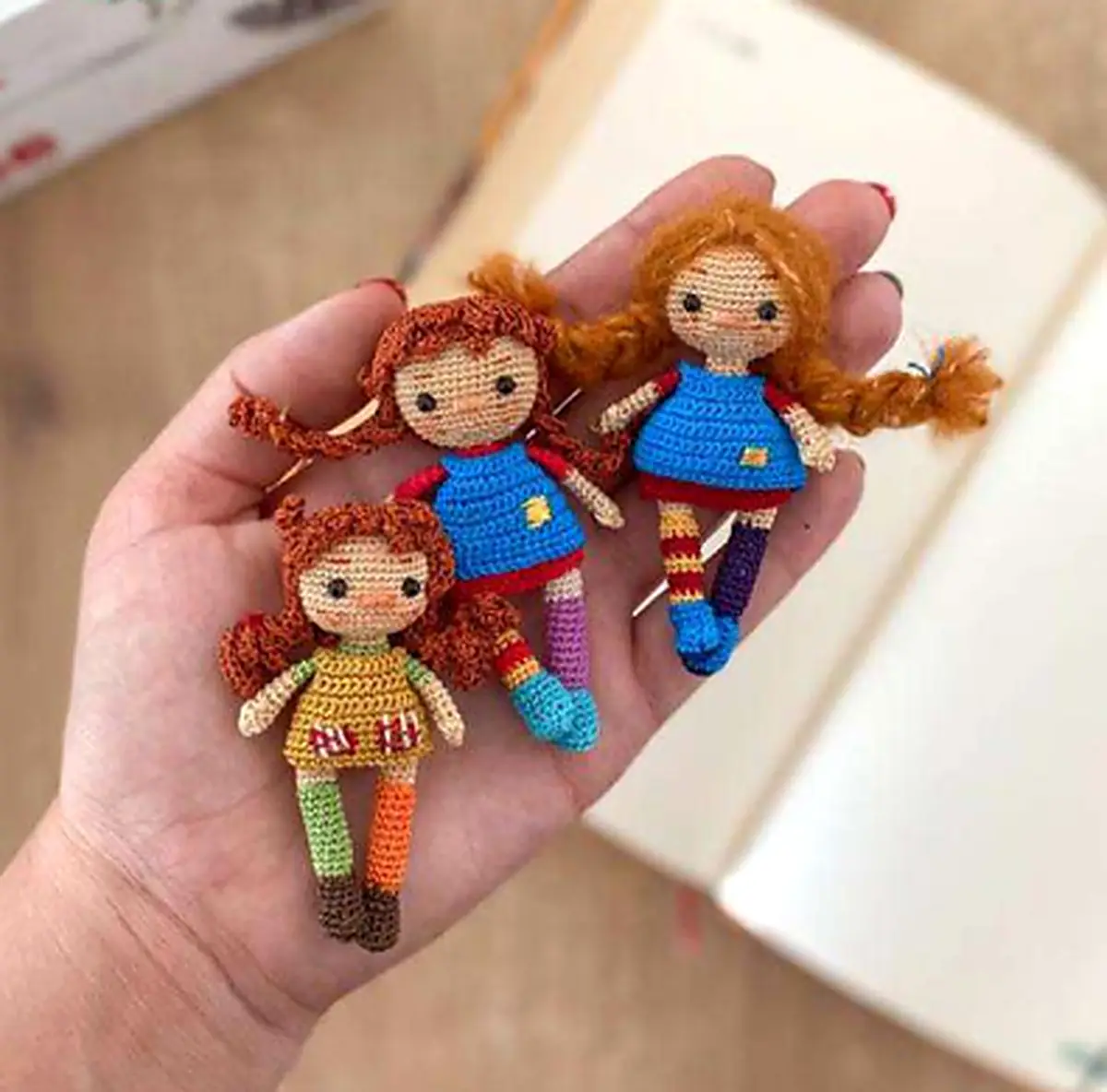 Mini Pippi Amigurumi Pattern - Intermediate